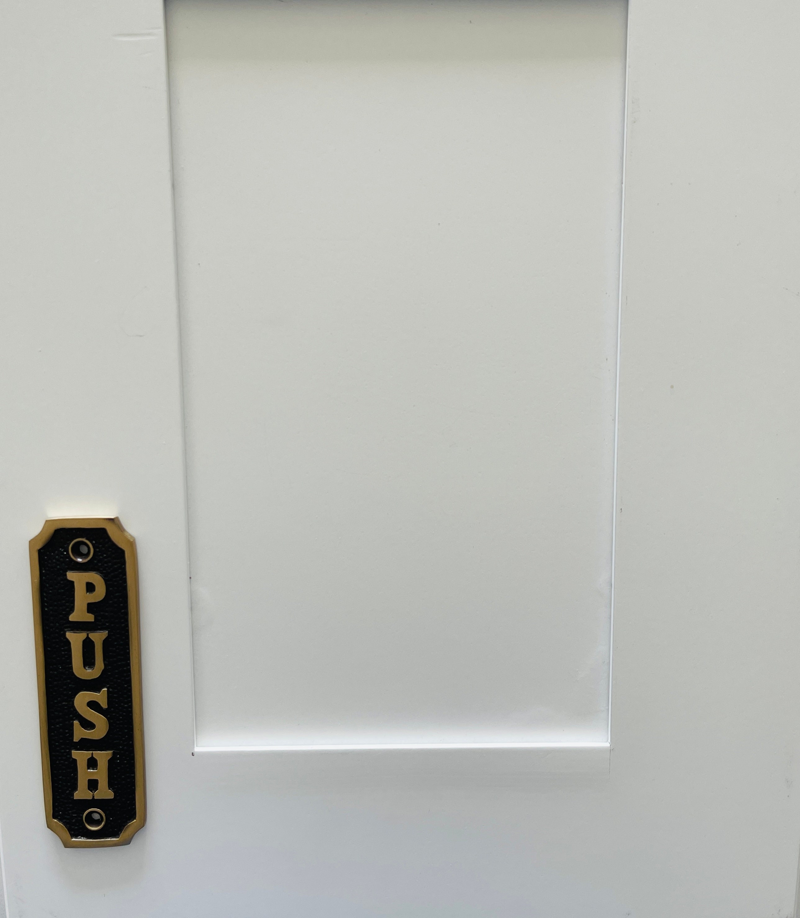 Victorian Style Antique push Door Sign Brass - Etsy