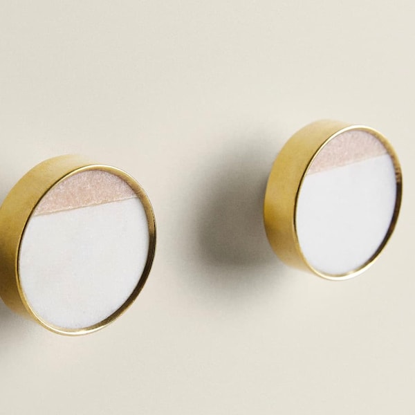 Two Tone Cabinet Knobs - Etsy