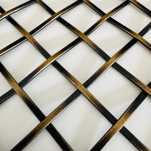 Wire Mesh Antique Brass Plated Furniture and Creative Grille Mesh CAB ...