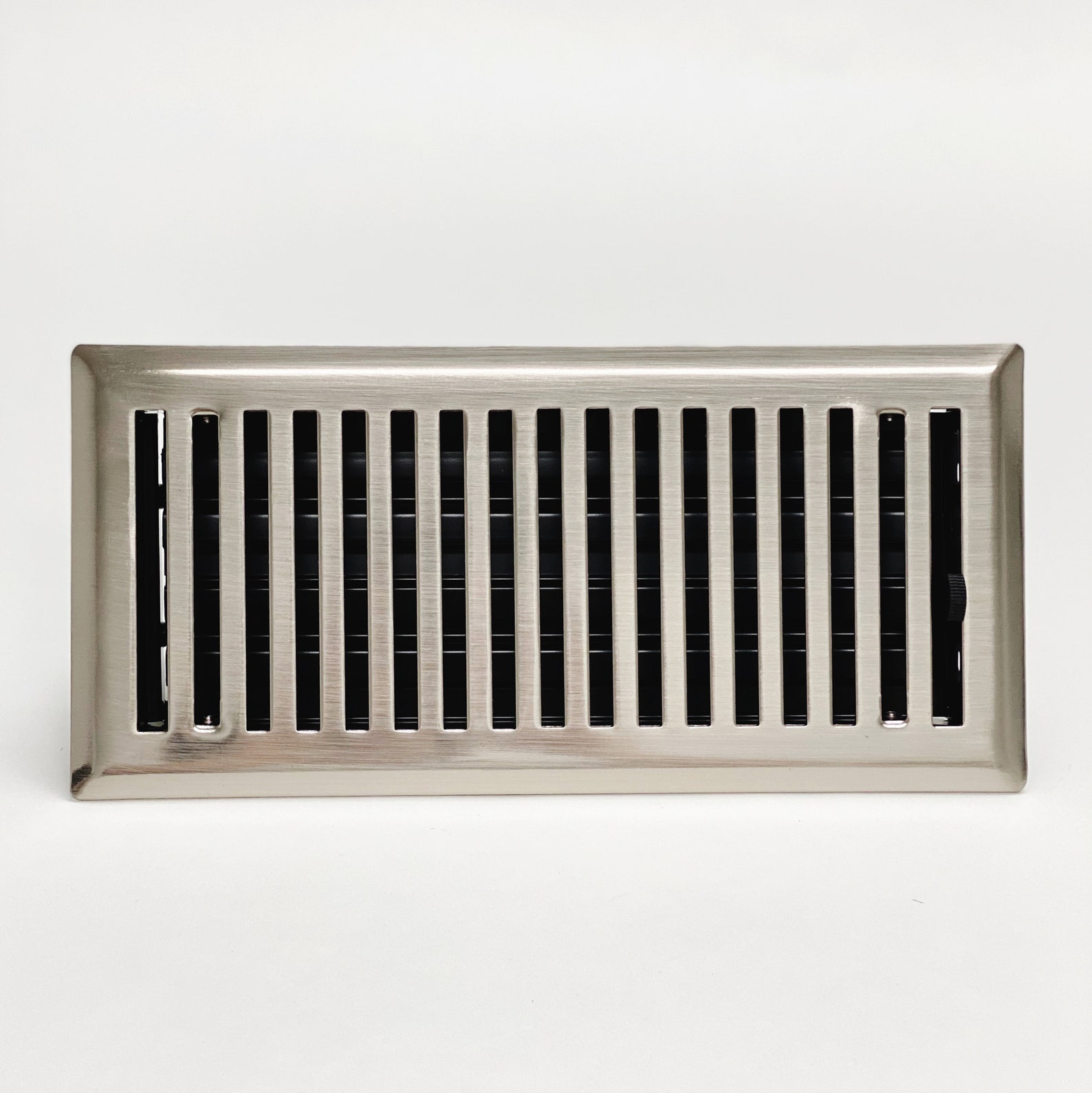 Decorative Brushed Nickel lineal Metal Register Contemporary Brass Vent ...