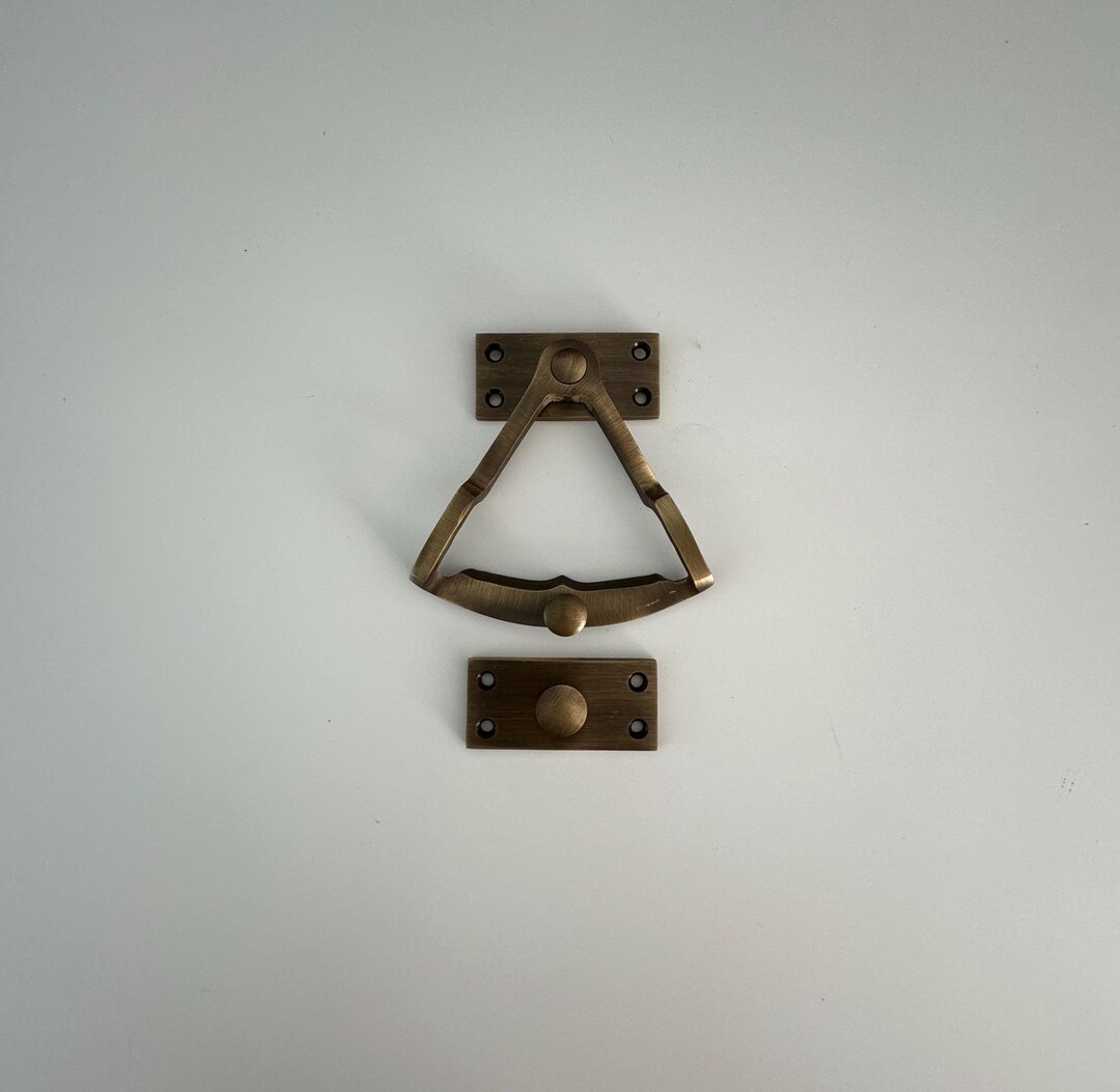 Dutch Door Quadrant Lock in Antique Brass - Etsy