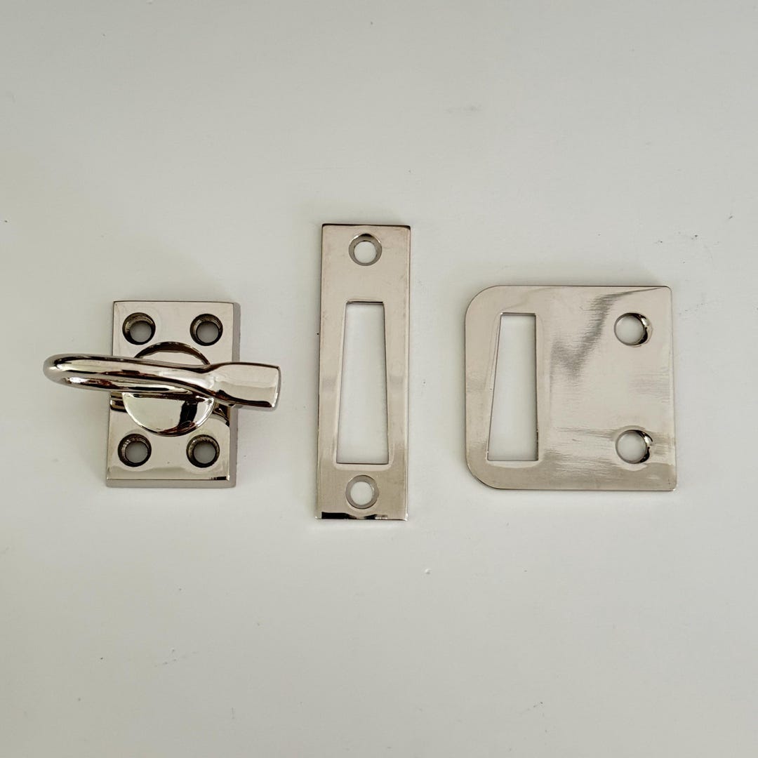 Solid Polished Nickel Casement Window Latch With Ring Handle - Etsy