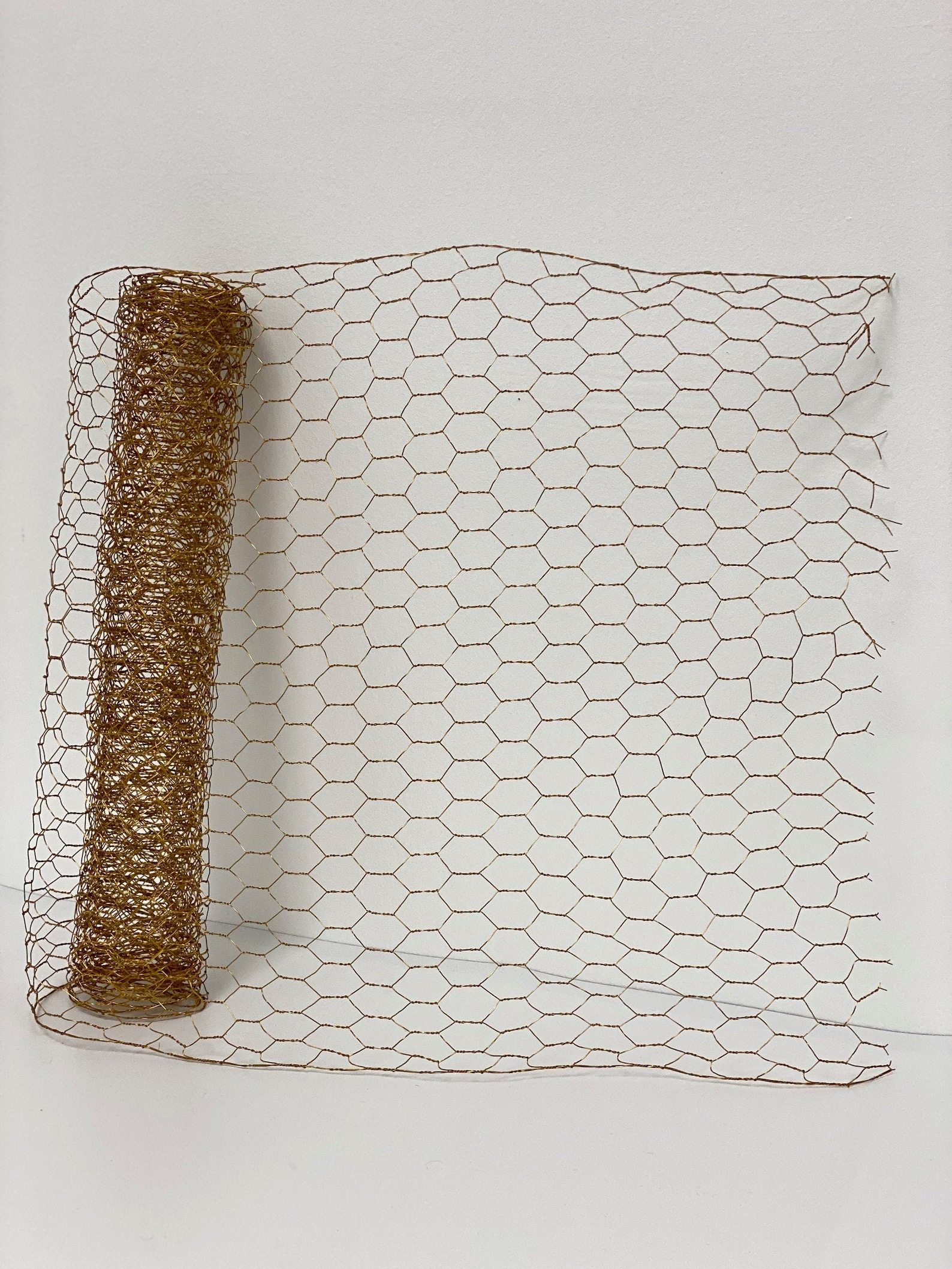 Gold Chicken Wire Netting Galvanized Hexagonal Mesh, DIY Craft Decor ...
