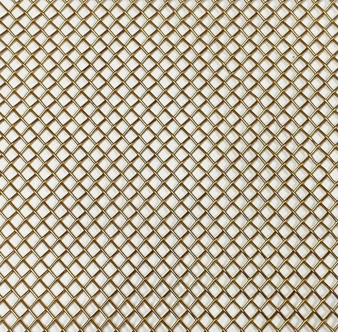 Wire Mesh 'lb" Brass Furniture and Creative Grille Mesh - Etsy