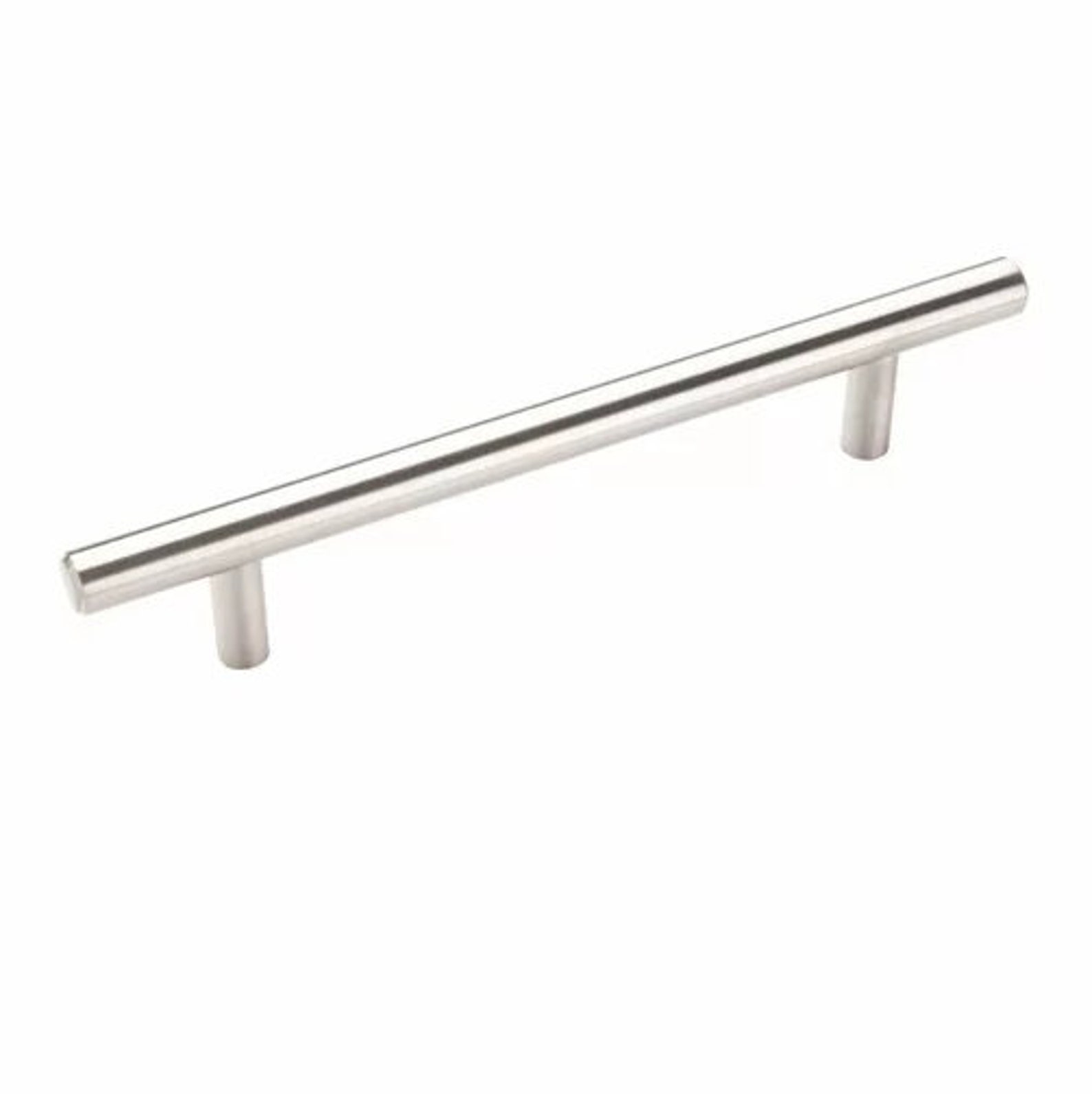 Polished Nickel T-bar Round Cabinet Knob and Pulls, Drawer Pull ...