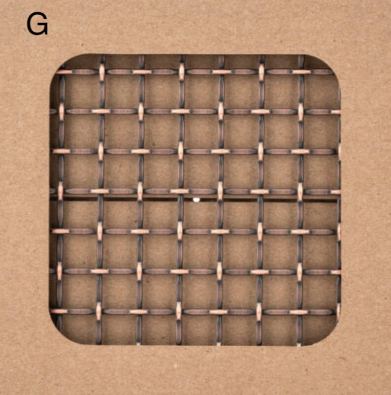 Wire Mesh Brush Oil Bronze "g" Architectural Woven Furniture and ...