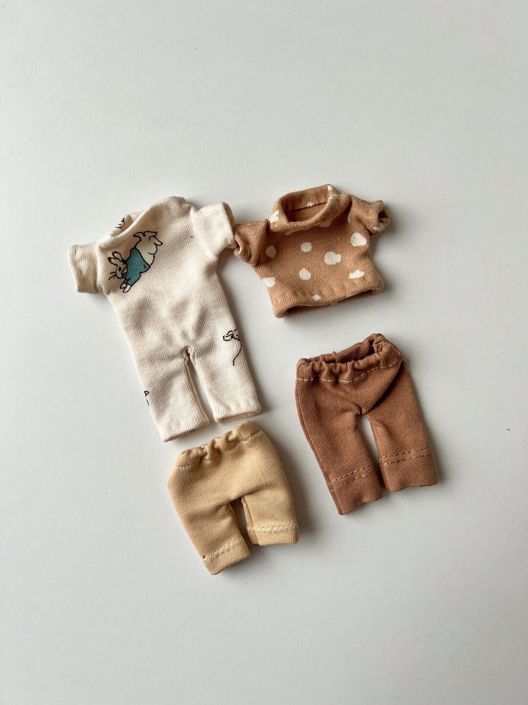 6 Tall Mice and Bunny Extra Clothes Removable Clothes for Small Toy ...