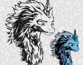 Raya Silhouette Svg | Etsy