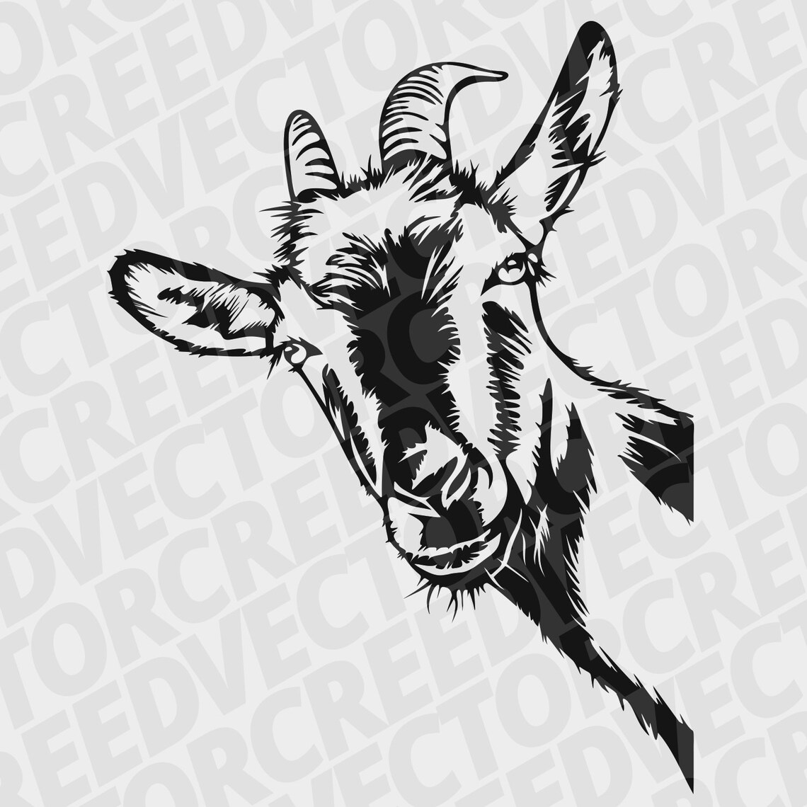 Goat Svg Funny Goat Svg Farm Animals Clipart Animal Funny - Etsy
