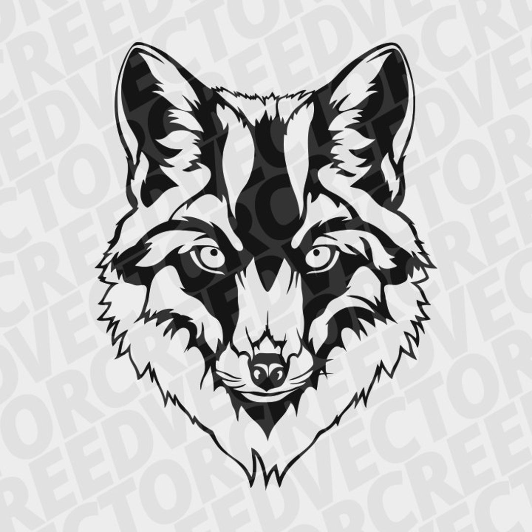 Fox Svg, Fox Head Svg, Fox Dxf, Forest Animal Svg, Fox Tatoo Svg, Fox ...
