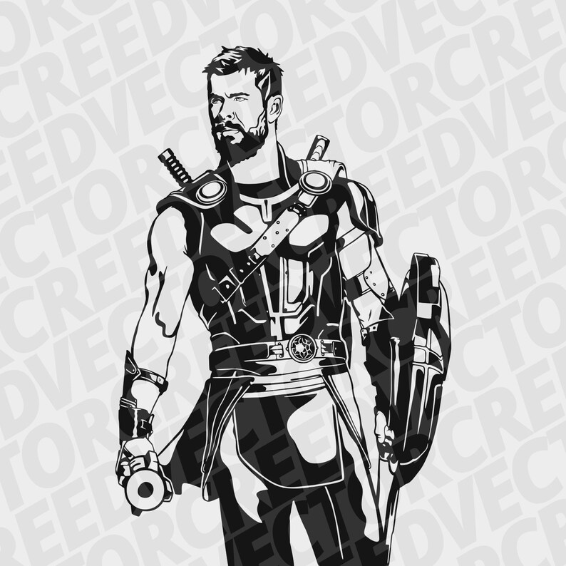 Thor svg Thor Ragnarok svg Thor Dxf Avengers Marvel svg | Etsy