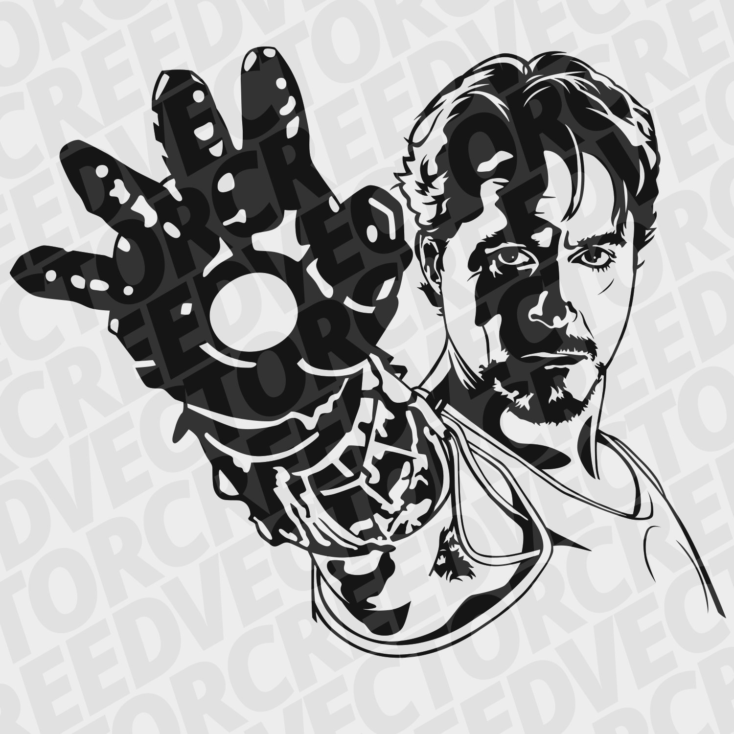 Iron Man Stencils