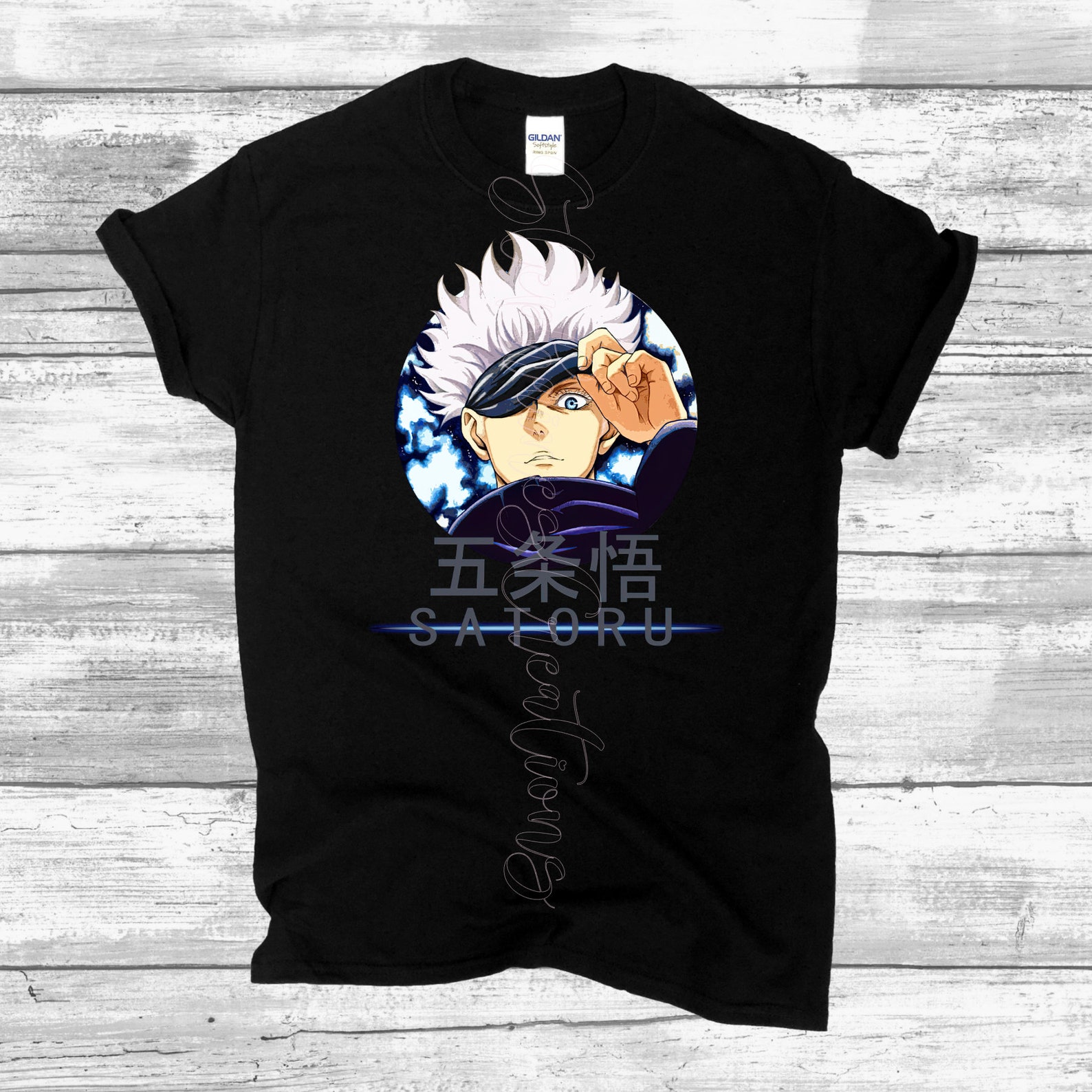 Unisex Jujutsu Kaisen Satoru Gojo Camisa Satoru Etsy
