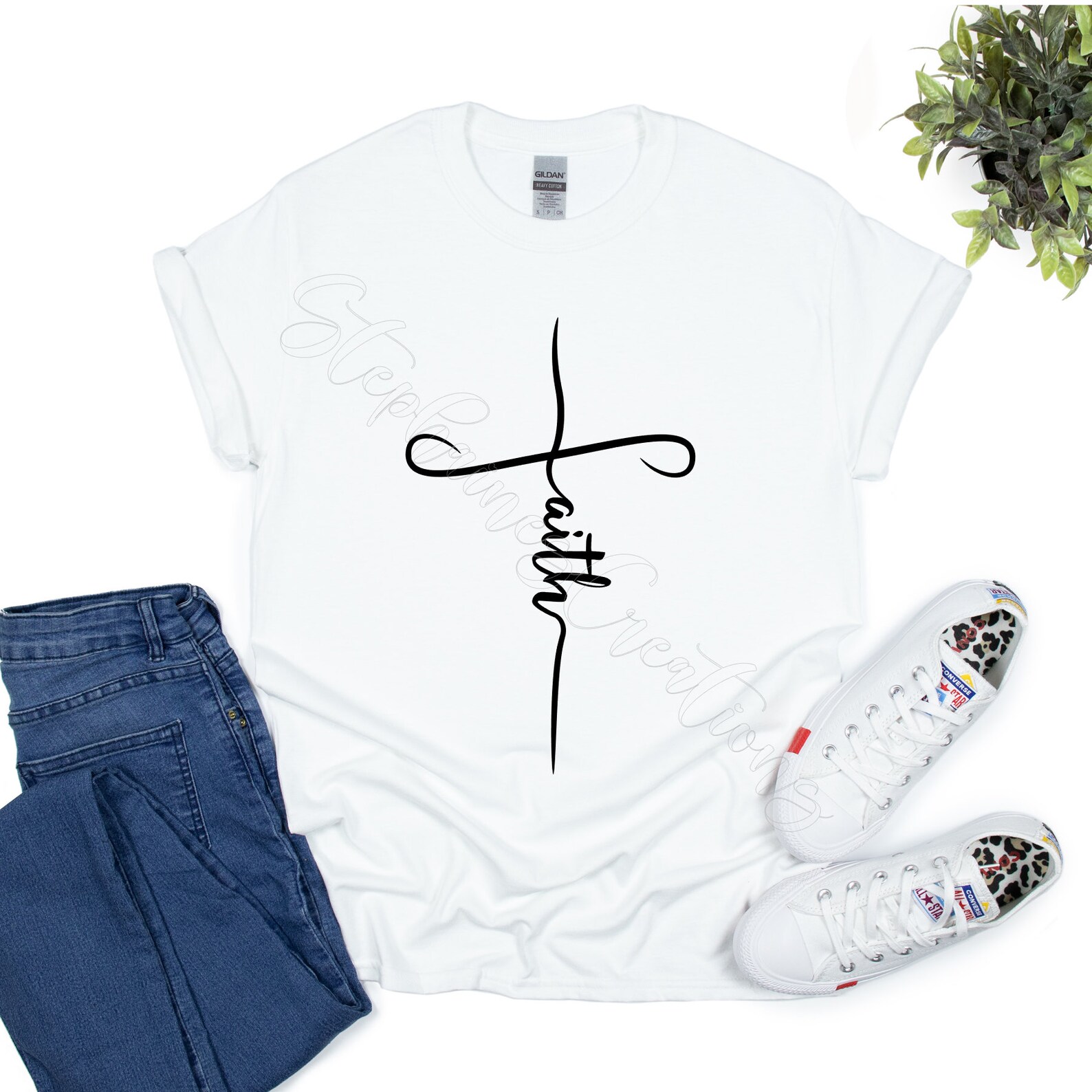 Faith Shirt Faith Cross T-shirt Christian T-shirt - Etsy