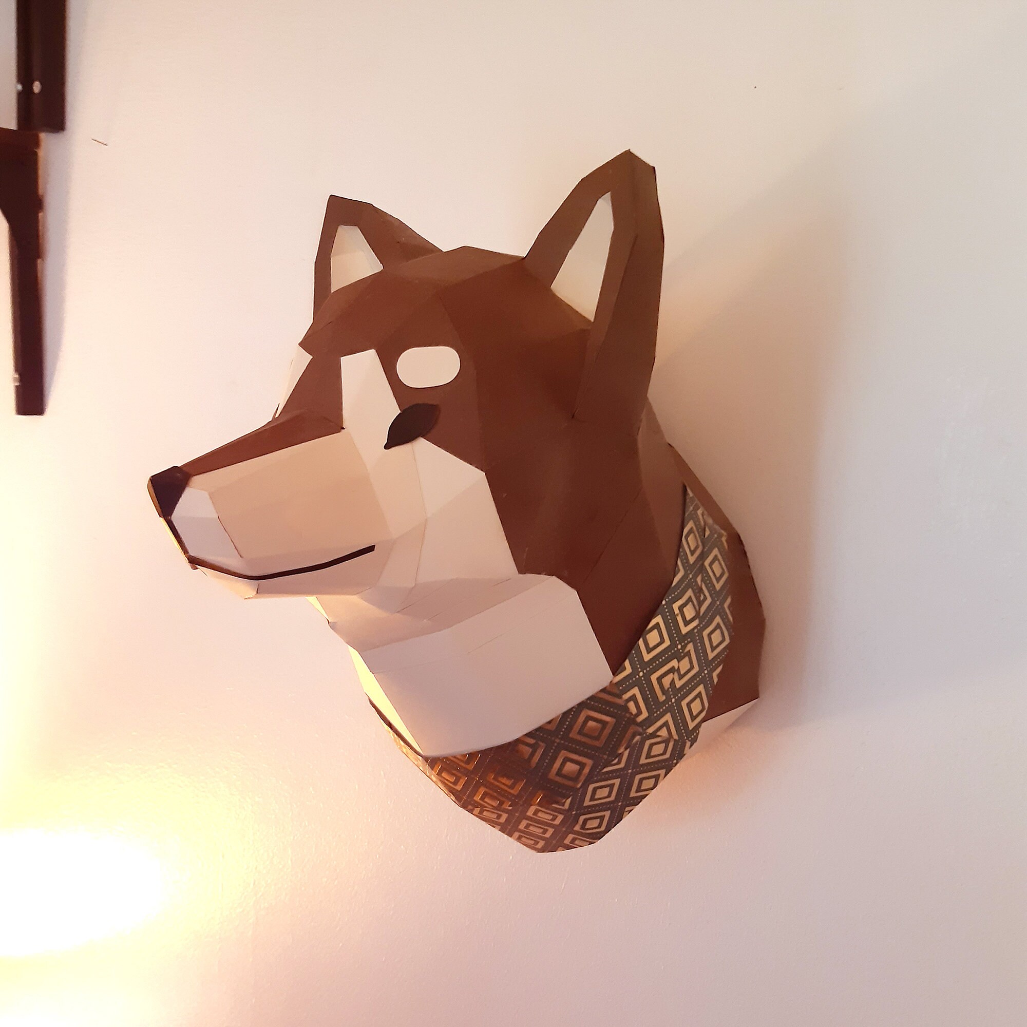 Shiba Inu Papercraft Trophy - Etsy