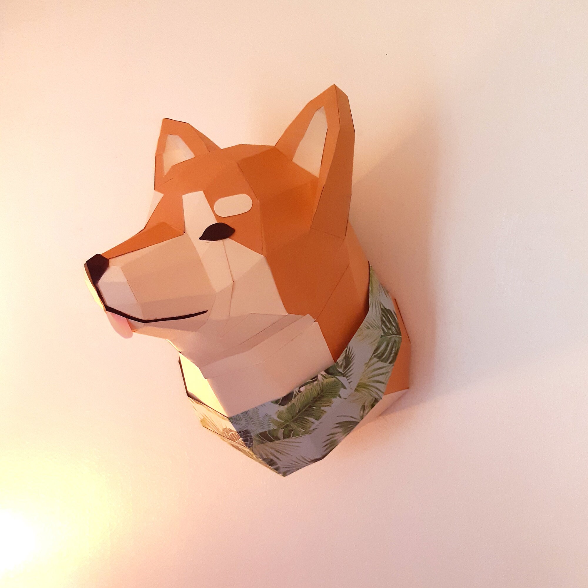 Shiba Inu Papercraft Trophy - Etsy