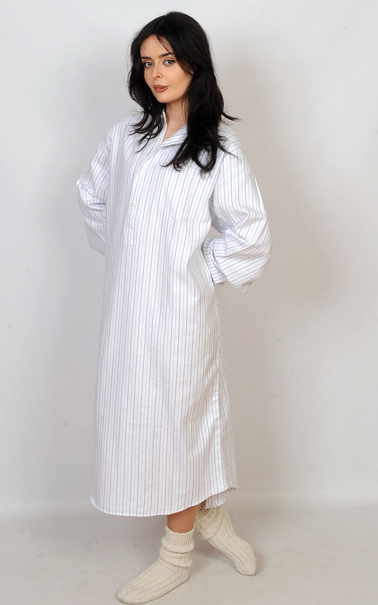 Ladies Cotton Flannel Nightshirt - Etsy