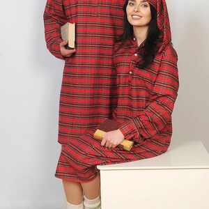 Ladies Cotton Flannel Nightshirt - Etsy