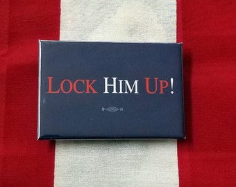 Lock Him up Button | Etsy