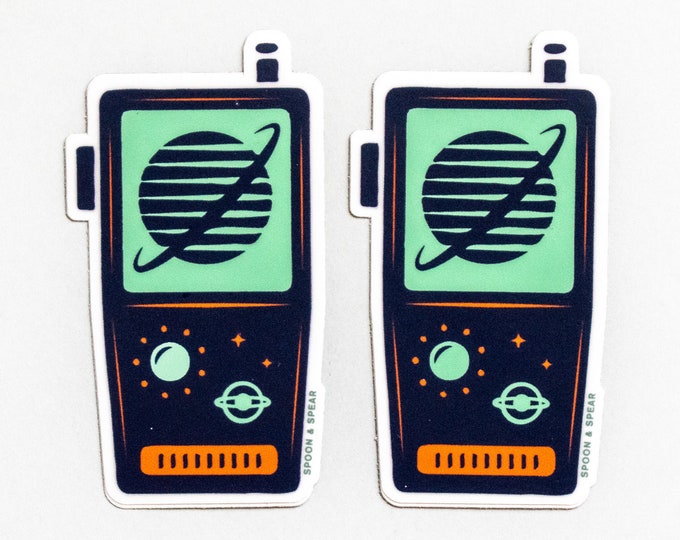 Space Walkie Talkie Sticker Set of 2 | Etsy