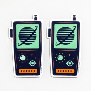 Space Walkie Talkie Sticker Set of 2 - Etsy