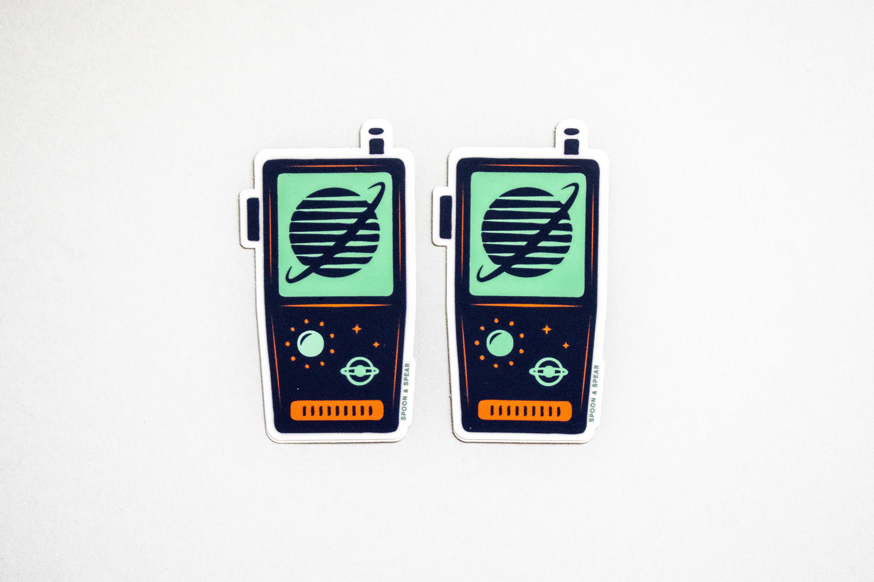 Space Walkie Talkie Sticker Set of 2 - Etsy