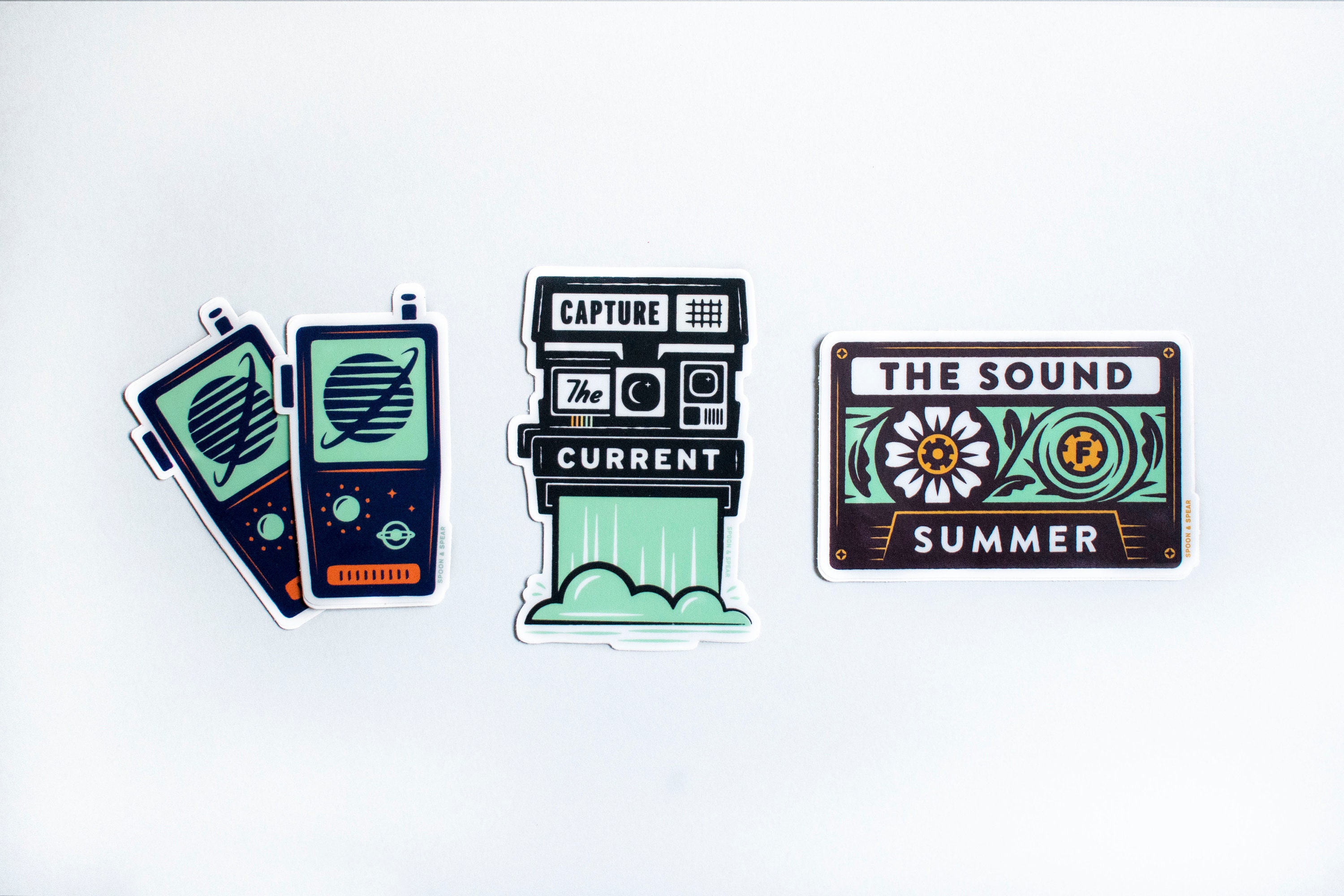 Space Walkie Talkie Sticker Set of 2 - Etsy