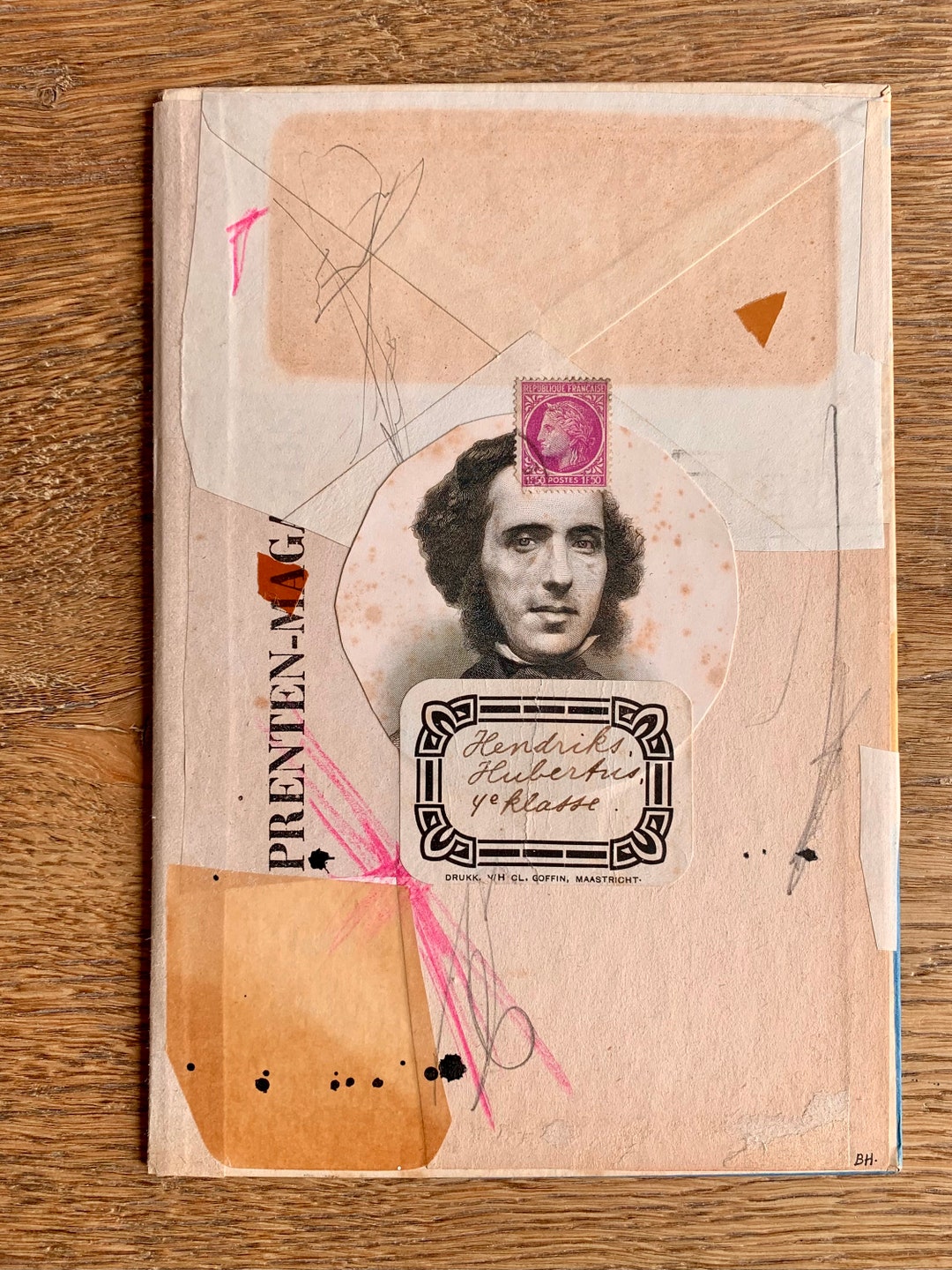 Collage ‘poet’ - Etsy