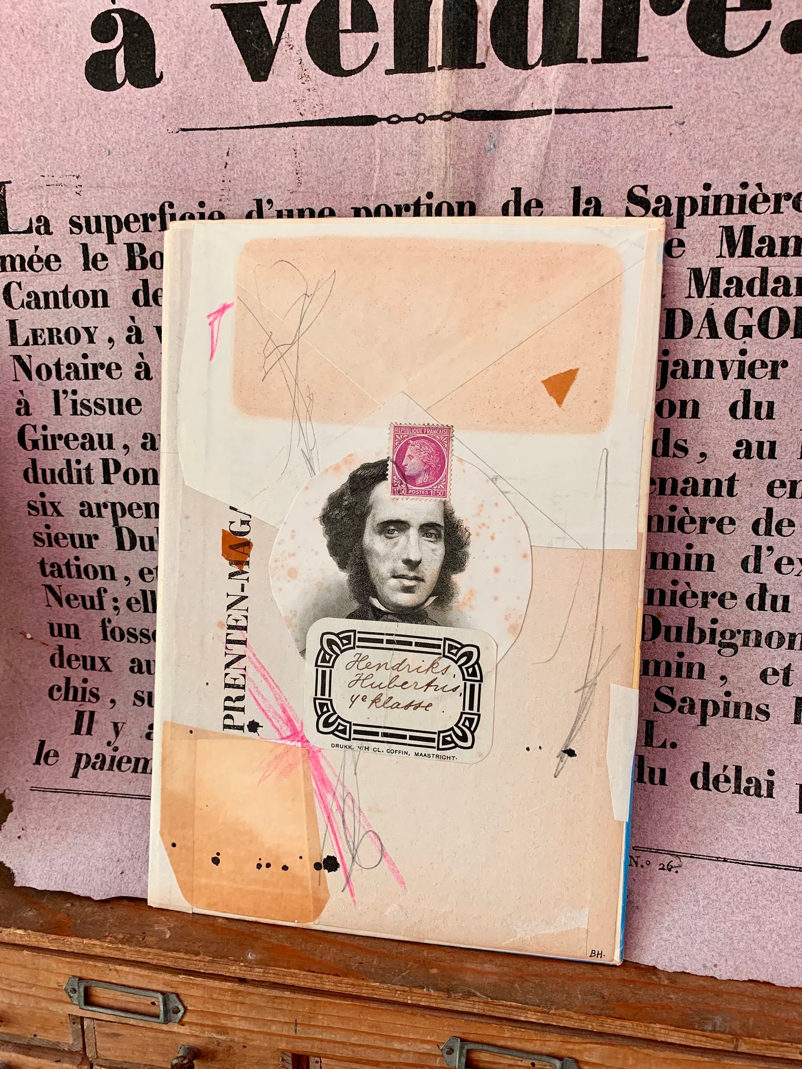 Collage ‘poet’ - Etsy