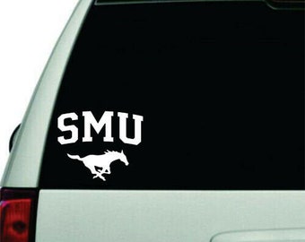 Smu Mustangs Decal | Etsy