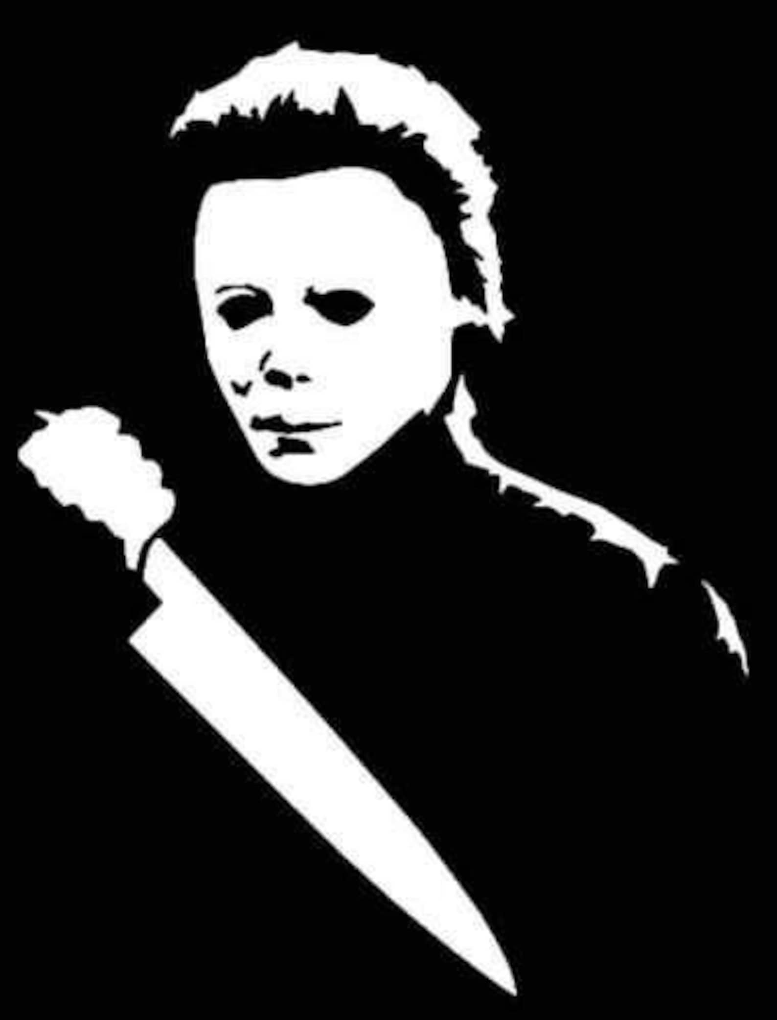 Michael Myers Halloween Permanent Vinyl Decal For Automobile | Etsy