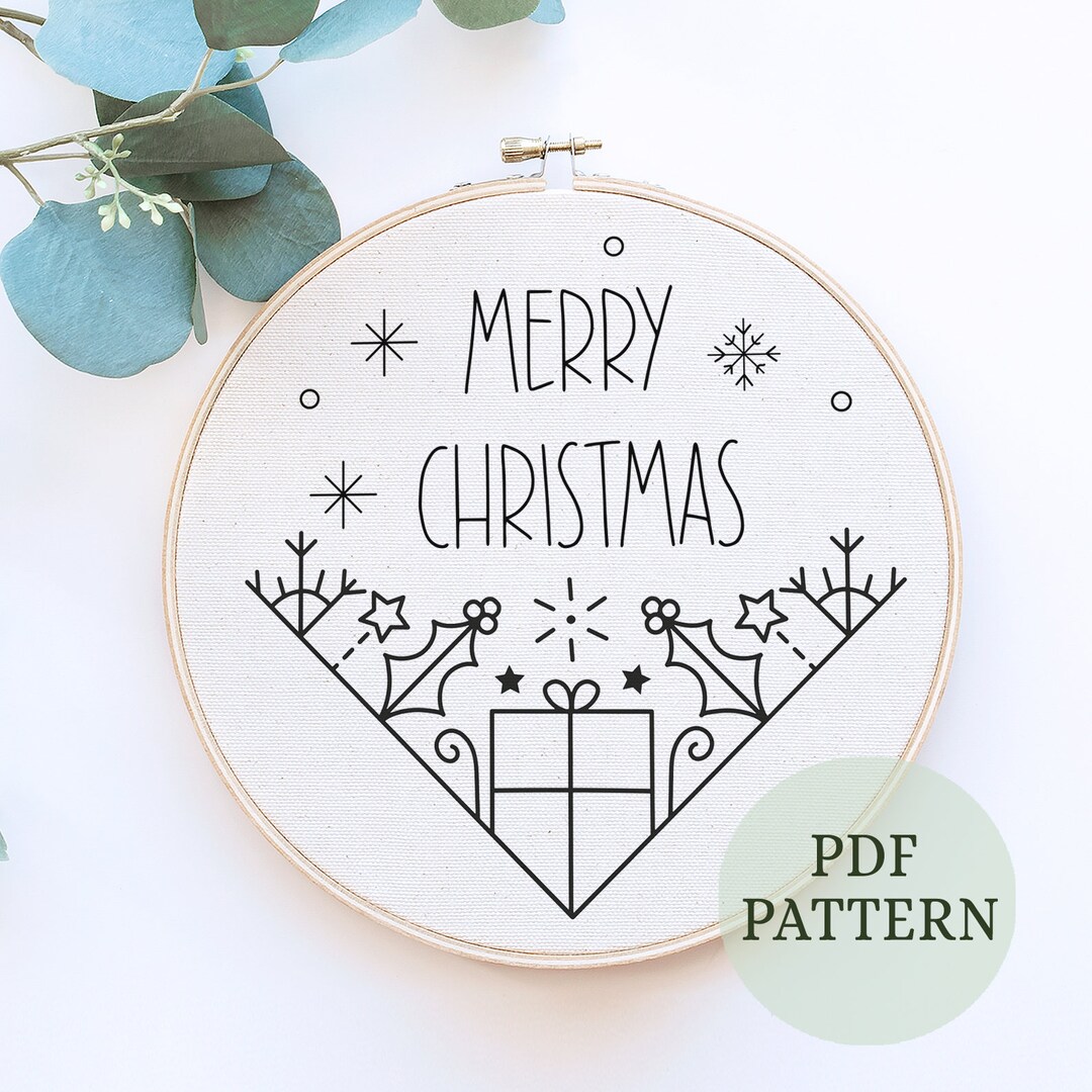 Christmas Embroidery Pattern | Christmas Nativity Embroidery Pattern ...