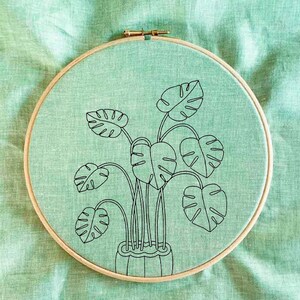 Hand Embroidery Plant Pattern Instant Digital Download Plant | Etsy