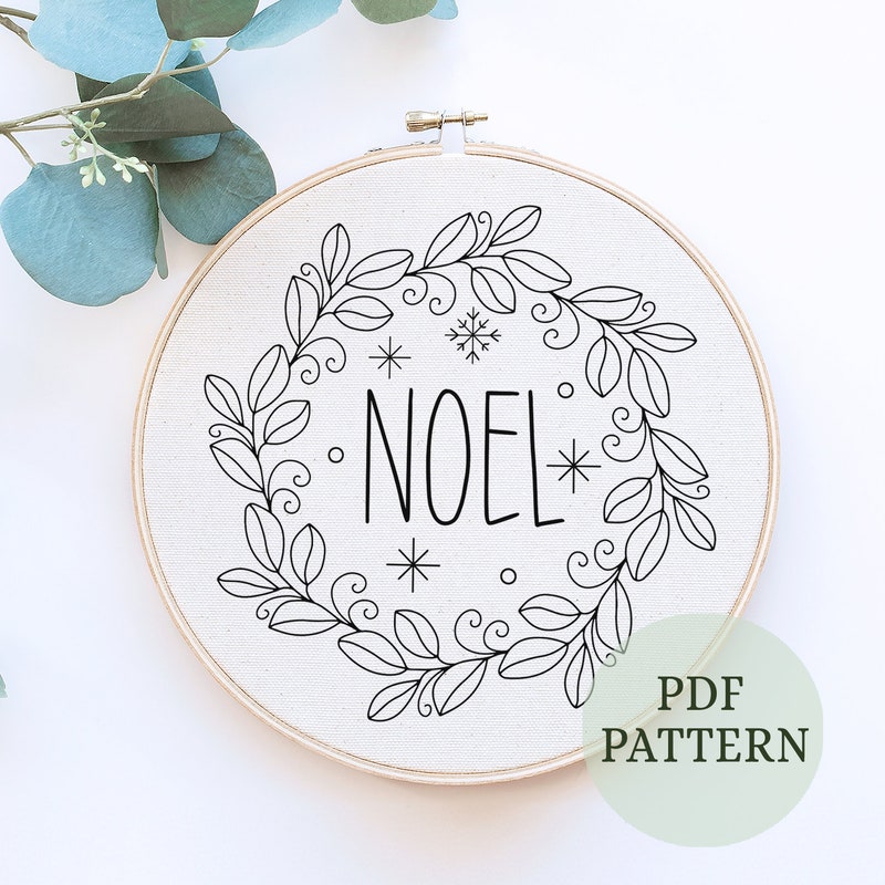 Hoop Noel - Etsy