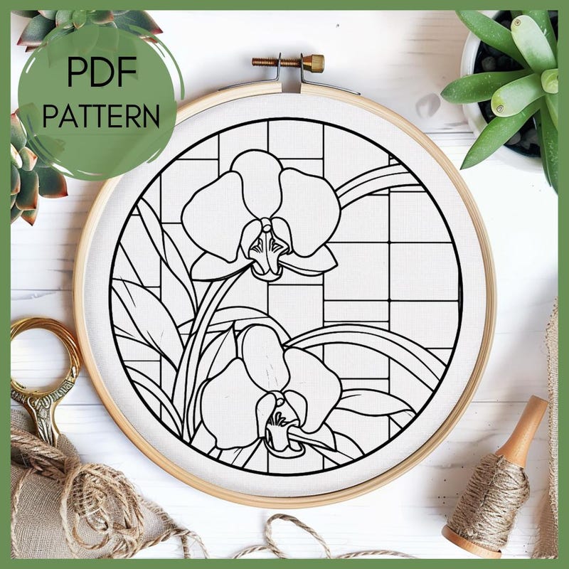 Orchid Pattern - Etsy