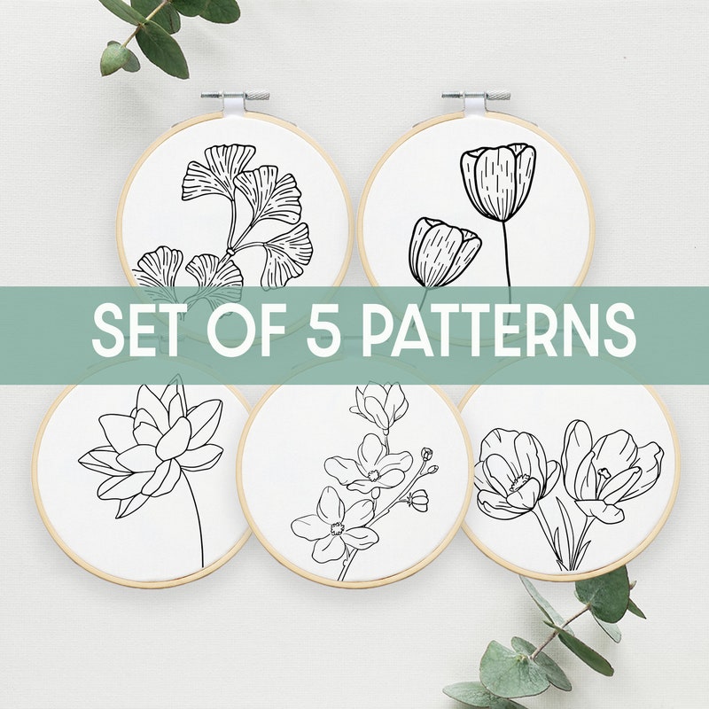 Simple Embroidery - Etsy