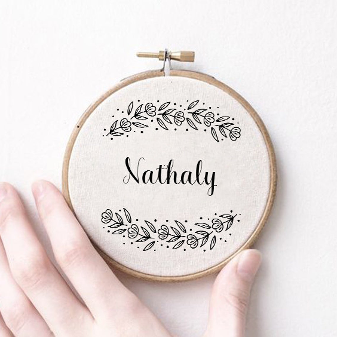 Modern Embroidery Pattern DIY Custom Baby Shower Gift Floral - Etsy