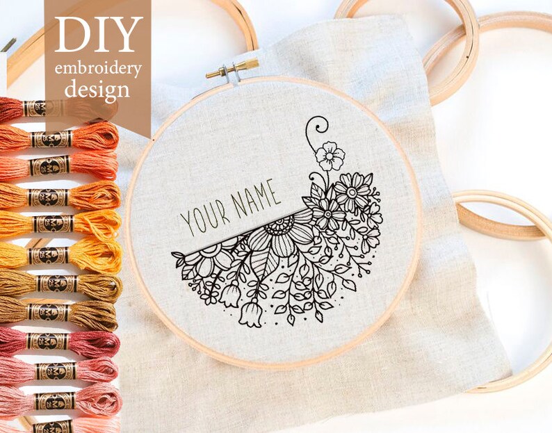 Custom Embroidery DIGITAL PATTERN Custom Embroidery Pattern - Etsy