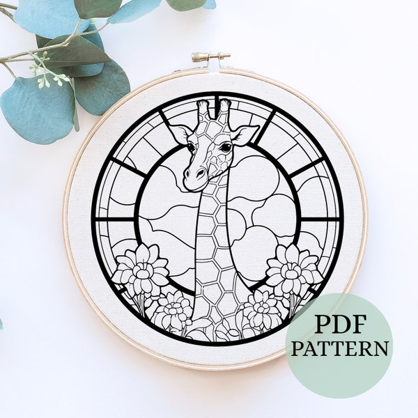 Stained Glass Giraffe - Etsy