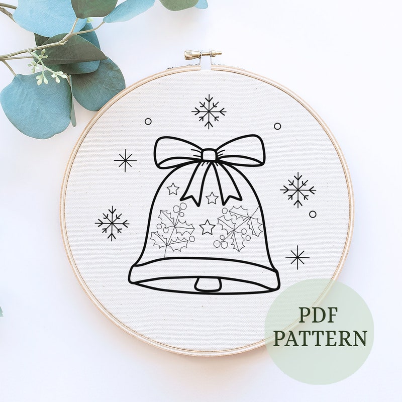 Bell Embroidery - Etsy