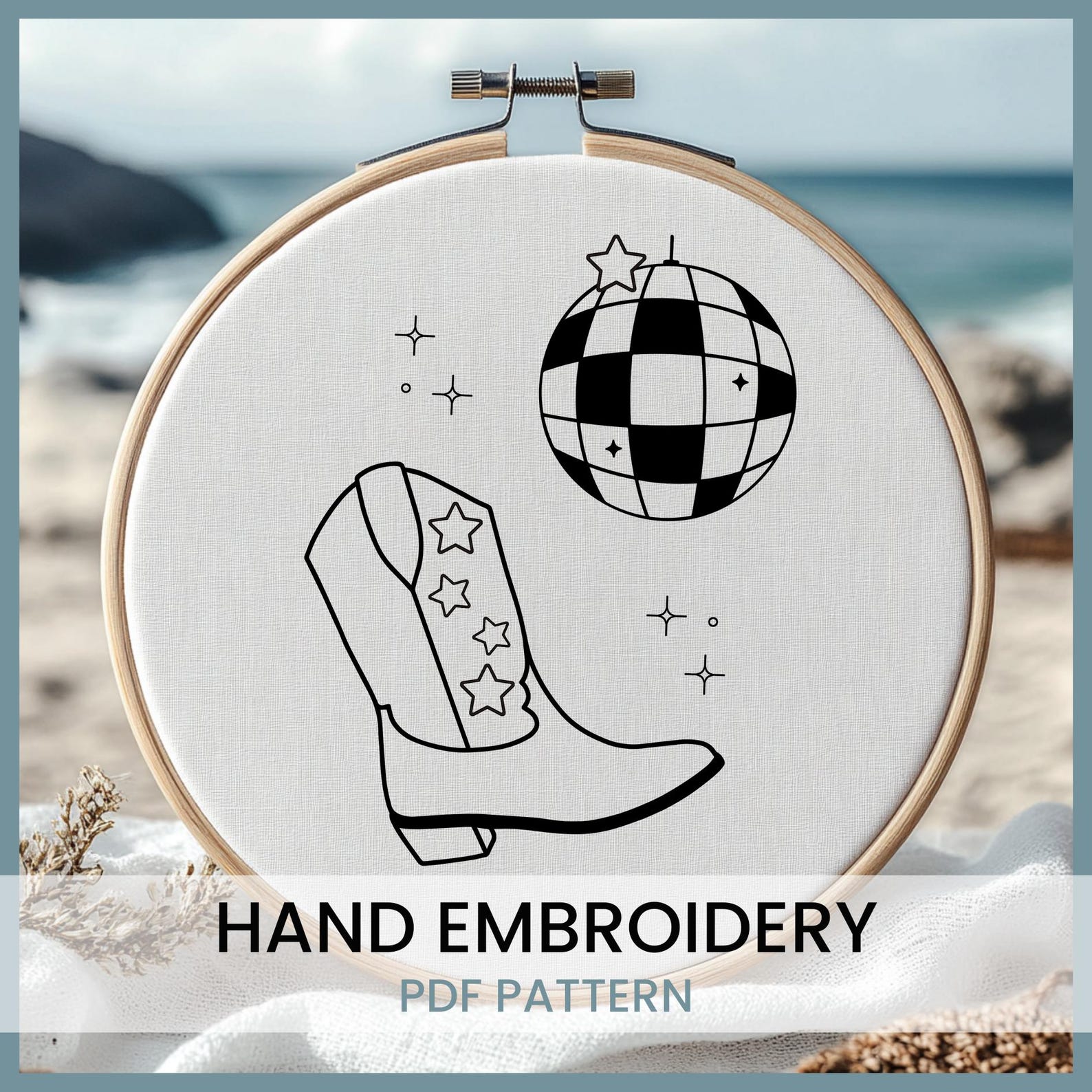 Cowboy Embroidery Pattern Bundle: Western DIY Collection (PDF Pattern ...