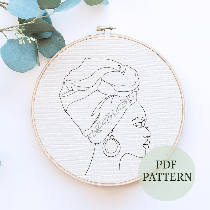 Woman Embroidery - Etsy