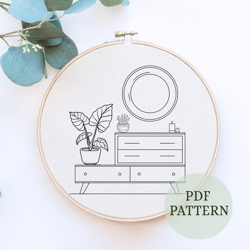 Modern Embroidery - Etsy