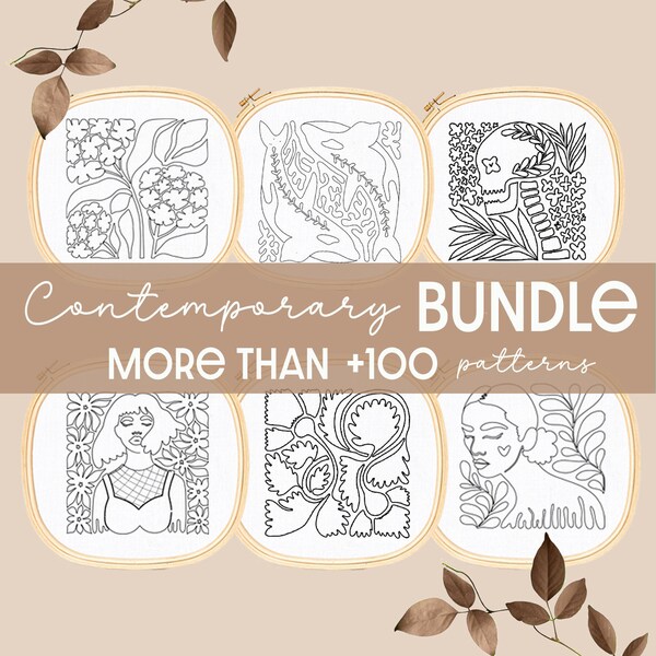 Abstract Hand Embroidery Pdf's Downloads - Etsy