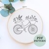 Cute Bird Embroidery Pattern, DIY Bird Hand Embroidery, Instant ...