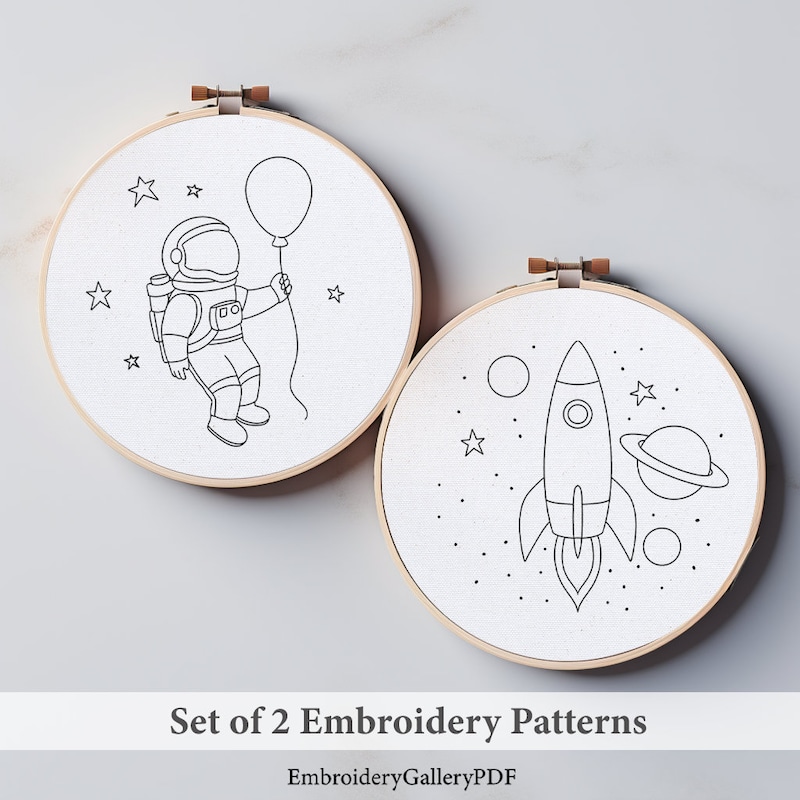 Space Embroidery - Etsy