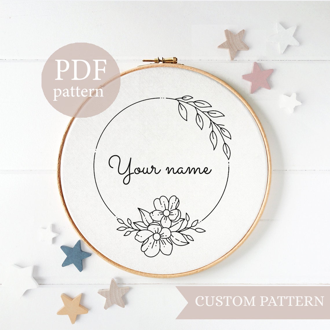 Custom Name Embroidery Hoop Personalized Gift Gift for Her - Etsy