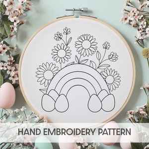 Easter Hand Embroidery Pattern Bundle, DIY Decor (digital Download) - Etsy