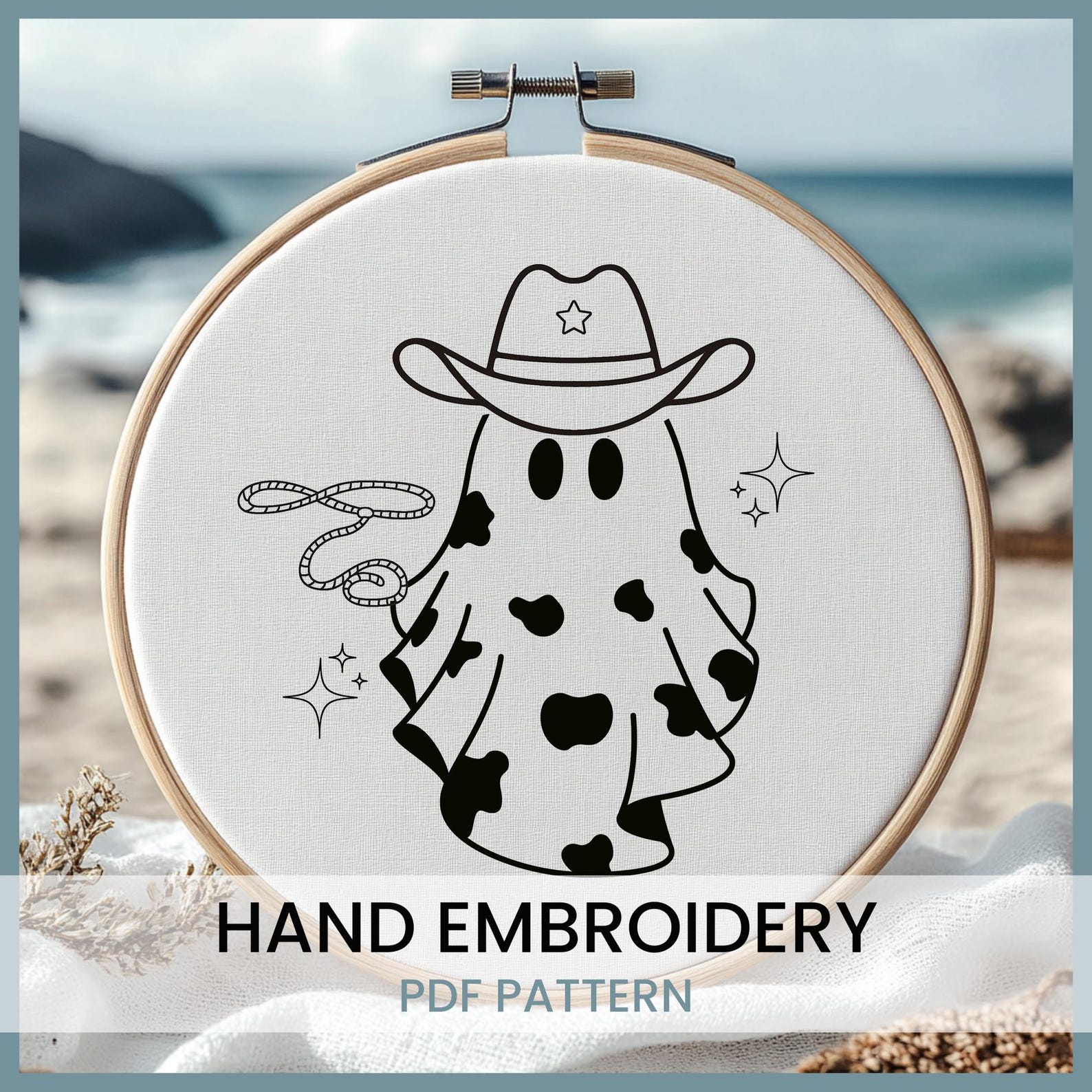 Cowboy Embroidery Pattern Bundle: Western DIY Collection (PDF Pattern ...