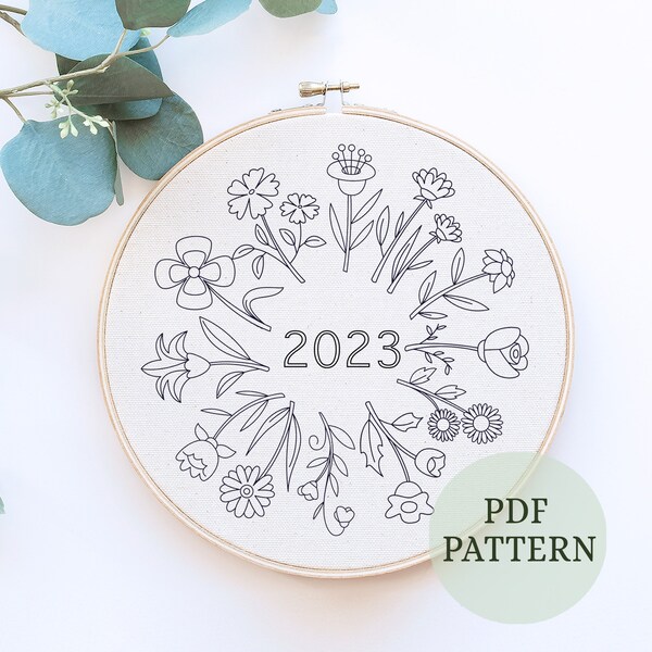 2023 Stitch Calendar - Etsy